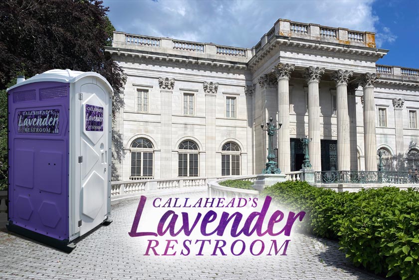 The Lavender Portable Toilet by CALLAHEAD 1.800.634.2085